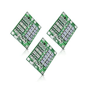 diymore 3PCS 3s BMS 40A 14.8V 16.8V 18650 Li-ion Lithium Battery PCB Protection Board Battery Protection Board PCB BMS Protection Circuit Balanced Li po Cell Charging Module with Balance Function