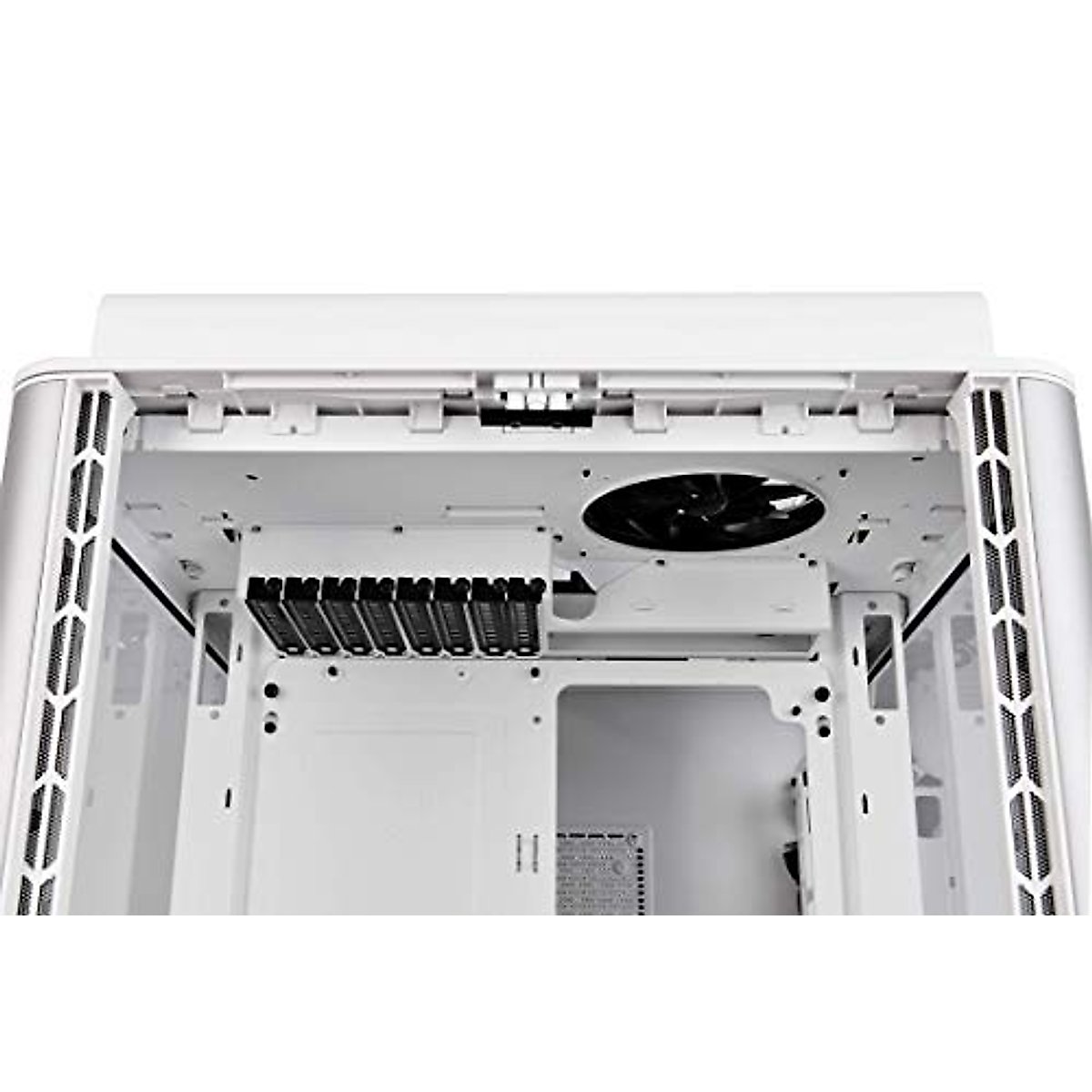 Thermaltake Level 20 HT Snow Edition 4 Tempered Glass Type-C Fully Modular E-ATX Full Tower Computer Chassis with 2 140mm Top Fan Pre-Installed CA-1P6-00F6WN-00