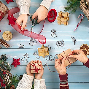 Brain Teaser Puzzle for Kids Adults Puzzle Games Wooden and Metal 3D Unlock Interlocking Puzzle Educational Toy 28Pcs