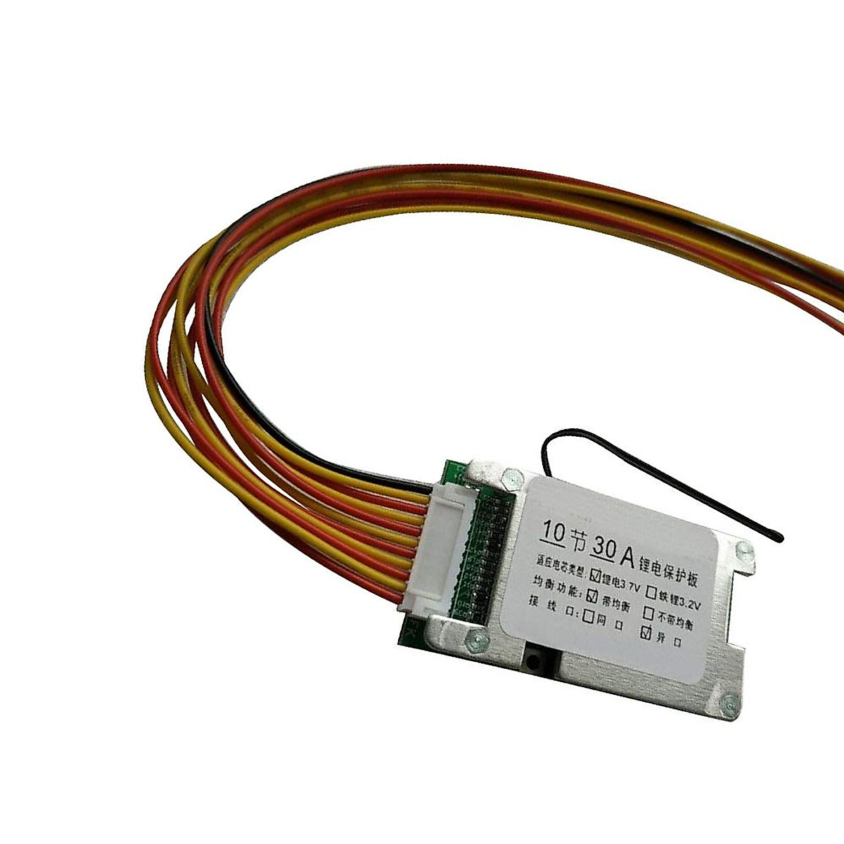 KOOBOOK 1Pcs 10S 30A 36V Li-ion Cell 18650 Battery Protection BMS PCB Board with Balance Function for Motorcycle Scooter Protection Board