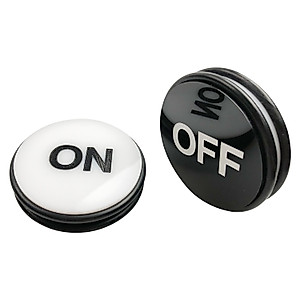 Yuanhe Casino Craps Dealer Button - 3Inch ON/OFF Puck Buttons, Great for Poker, Texas Hold 'em & Card Games