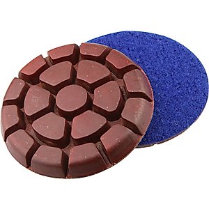 3" DAMO Metal Bond Diamond Floor Polishing Pad Grit 50 for Concrete / Terrazzo / Granite