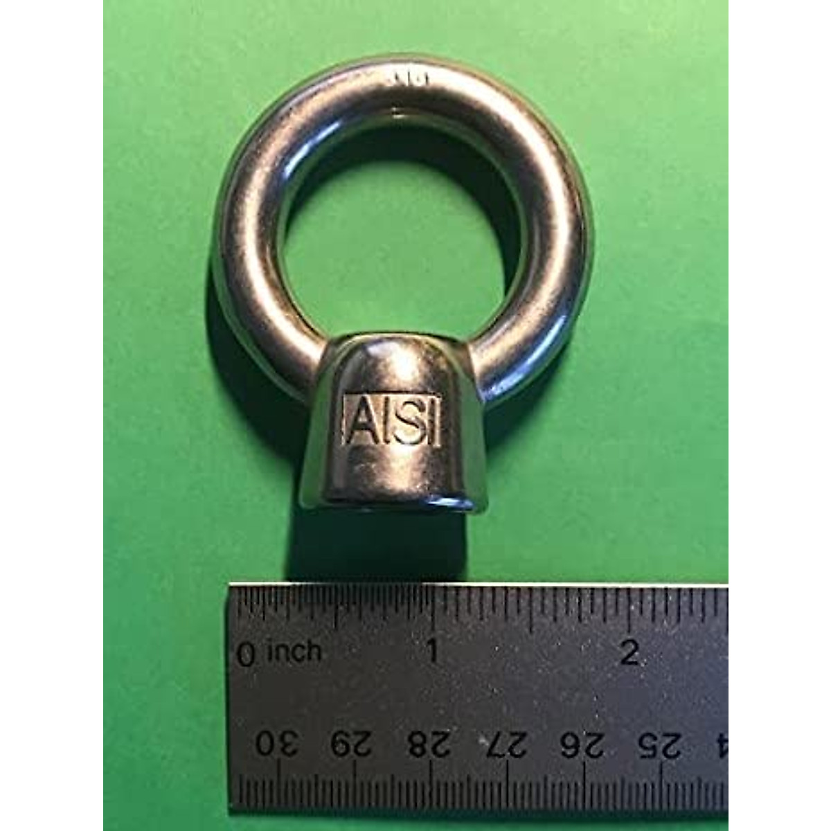 US STAINLESS Stainless Steel 316 Lifting Eye Nut 1/2" Whitworth Thread Pitch of 12 British Thread