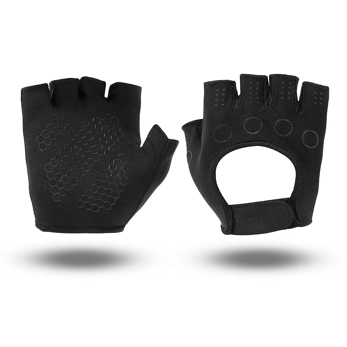 Foamy Lizard Gaming Grip Gloves Hexotech Pro Gamer Anti-Sweat Fingerless Tactical Gloves for Controller Grip for Xbox Series X, PlayStation 5 Dualsense (Pair of Gloves) LG