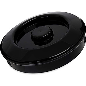 CFS 047503 Stackable Tortilla Server w/Lid, 7-1/4" / 2", Black