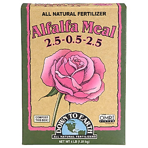 Down To Earth Alfalfa Meal Natural Fertilizer 2.5-.05-2.5 OMRI