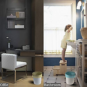 Alimu Small Trash Bags, 150 Counts 4 Gallon Small Kitchen Garbage Bags Material Wastebasket Can Liners Bags Small Size 20-Liters for Office, Home, Bathroom, Kitchen