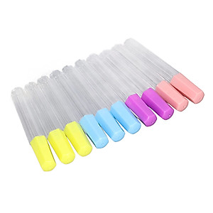 10Pcs Pin Needle Storage Plastic Felting Sewing Needles Container Transparent Needle Storage Tubes Bottle