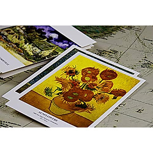 HOSTEESSCHOICE Vintage Vincent Van Gogh Famous Paintings Postcards, 30 PCS,Premium Collectable Retro Art Gifts, Perfect Stocking & Greeting Gift4x6 Inch-Van Gogh