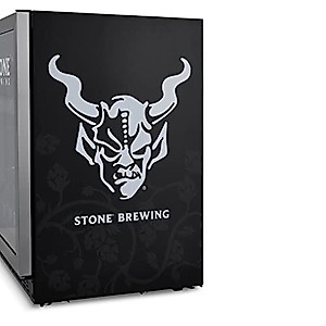 NewAir Stone Brewing 180 Can FlipShelf Beverage and Beer Refrigerator, 24” Built-In or Freestanding Wine Cooler with Reversible Shelves, Perfect for Bar, Gamer Room, or Office