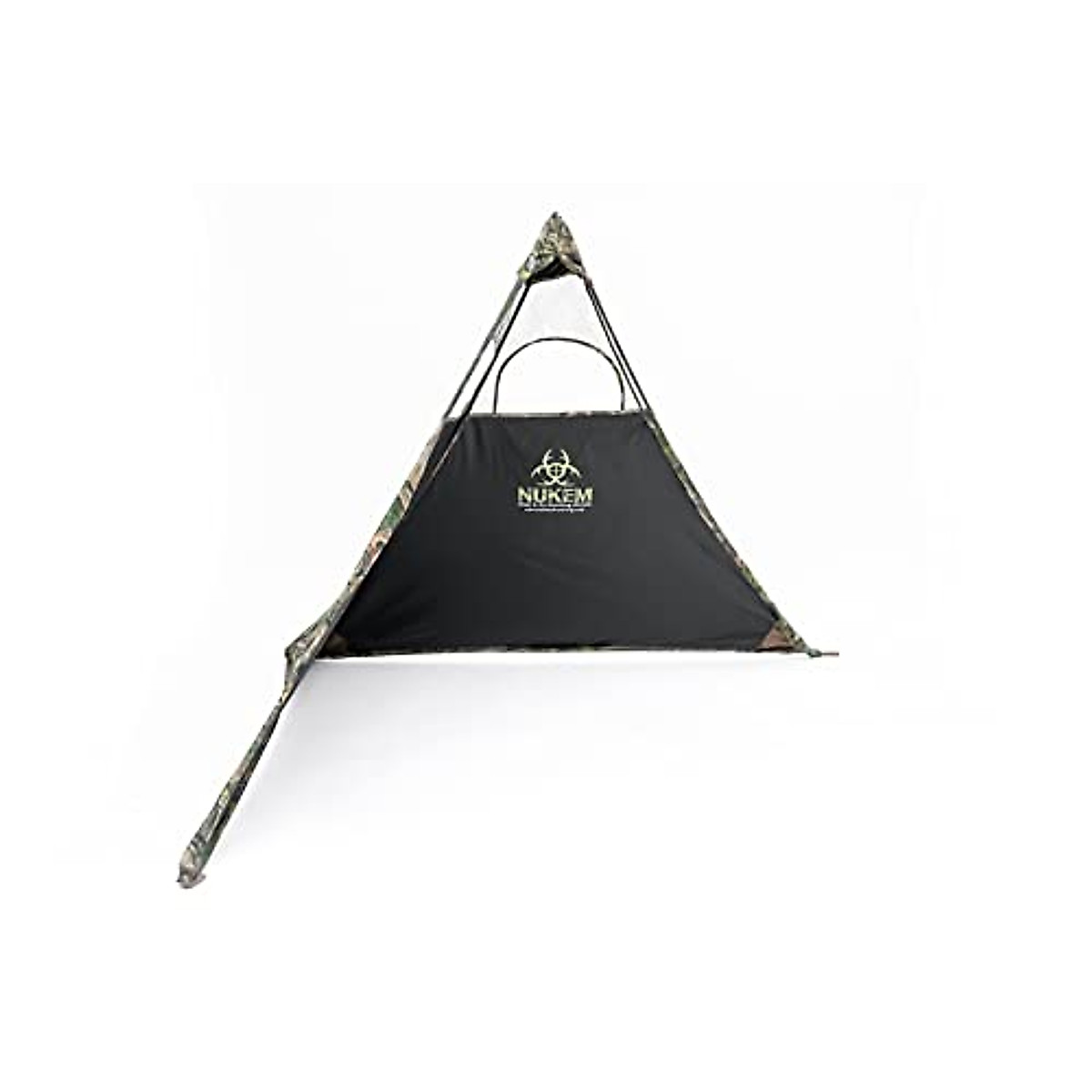 Nukem Grab & Go Hunting Ground Blind - TrueTimber HTC Green - Lightweight Stake-Free Pop Up Turkey & Deer Blind (Standard)