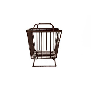 Spectrum Diversified Ashley Stackable Storage Basket, Large, Bronze (20324)