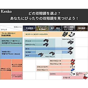Kenko Image Stabilization Binocular VcSmart Compact White 8x21, Full Multi-Coating, for Sports,Hunting, Bird Watch, Spector Sports, Concerts and Outdoor 101396, White