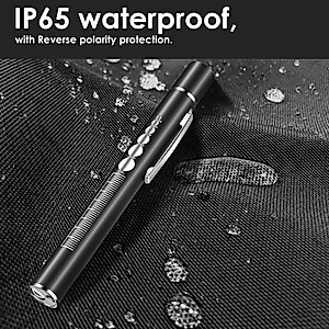 URHEALTH Rechargeable Pen Light | LED Penlight | USB Rechargeable | Black