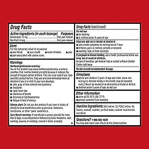 Cepacol Maximum Strength Throat Drop Lozenges, Cherry, 16 Count