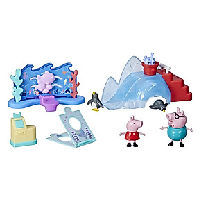 Peppa Pig Peppa’s Aquarium Adventure Playset Preschool Toy: 4 Figures, 8 Accessories Ages 3 and Up
