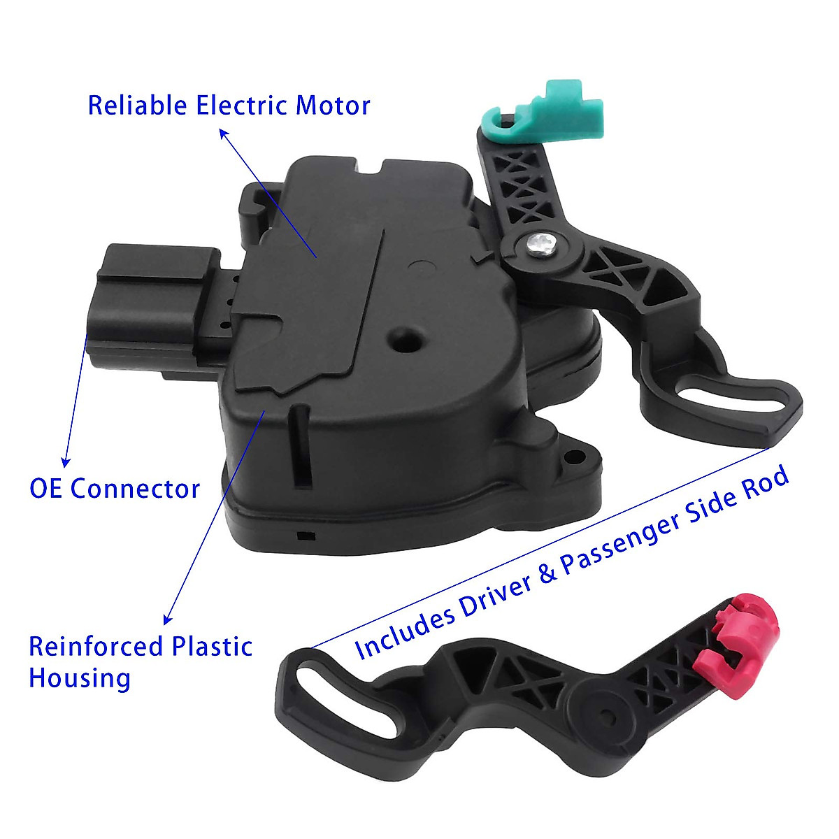 Door Lock Actuator Motor Left Right Side Sliding Door Latch Replacement for 2001-2007 Chrysler Voyager Gand Voyager Town Country, Dodge Caravan Grand Caravan | Replace 4717960AC 4717961AA 4717961AB