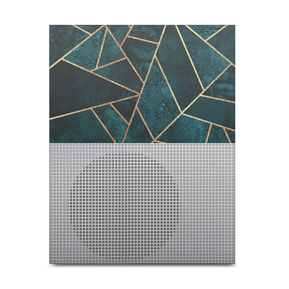 Head Case Designs Officially Licensed Elisabeth Fredriksson Deep Teal Stone Art Mix Vinyl Sticker Gaming Skin Decal Cover Compatible With Xbox One S Console and Controller Bundle