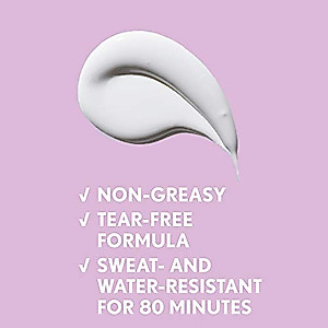 Aveeno Baby Continuous Protection Zinc Oxide Mineral Sunscreen Lotion for Sensitive Skin, Broad Spectrum SPF 50, Paraben- & Tear-Free, Sweat- & Water-Resistant, Travel-Size, 2 x 3 fl. oz