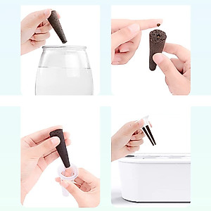 12 Pcs Replacement Grow Sponges Seed Starter Sponges Hydroponic Refill Sponges Seed Pods Root Growth Sponges for Garden System