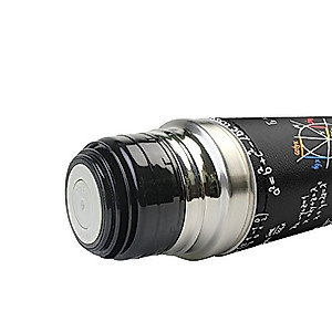 FENNEN Math Formula Double Walled Stainless Steel Thermos Water Bottle Vacuum Cup Insulated Leak Proof Flask Jug for 500ML Coffee Tea Water
