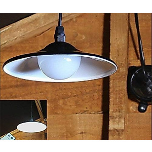 Kyson Solar Lights,Solar Powered Led Shed Light with Remote Control and Pull Cord for Indoor Outdoor Use