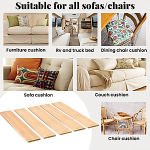 Znnam Couch Cushion Support for Sagging Cushions, 21'' x 22'' Heavy Duty Solid Wood Sofa Cushion Support, Adjustable Thickened Wood Board Inserts, Fixing & Protecting Sagging Sofas Cushion
