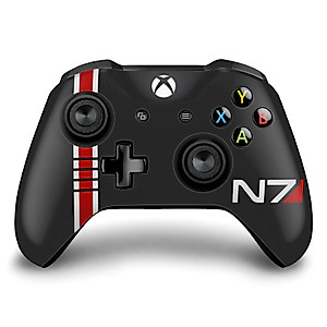 Head Case Designs Officially Licensed EA Bioware Mass Effect N7 Logo Legendary Graphics Vinyl Sticker Gaming Skin Decal Cover Compatible With Xbox One S/X Controller