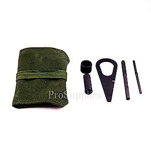 TACFUN Mosin Nagant Cleaning Kit/Cleaning Tools with Pouch LR 7.62x54R, Includes: Mosin Nagant Tool, Brush, Jag, Cleaning Rod Attachment, End Cap for Rod, Pouch