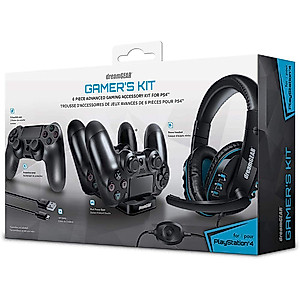 dreamGEAR 6 in 1 Game kit Black PS4