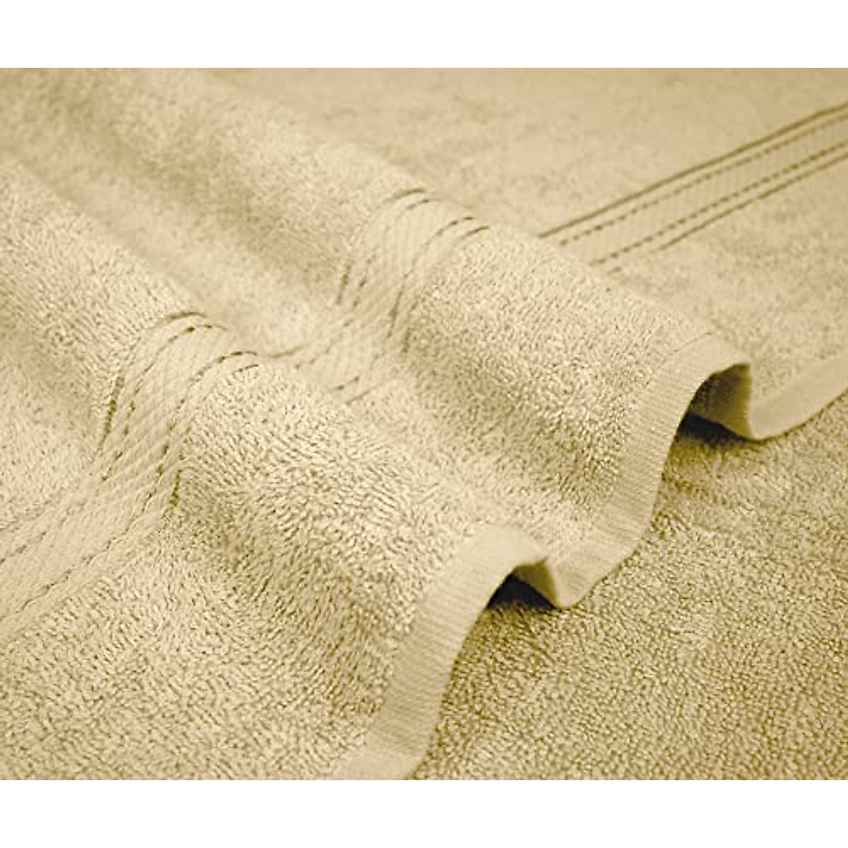 Avalon Towels Large Bath Towels, 30x60 Inches Bath Sheets Towels for Adults Beach Towels Oversized, 4 Pcs Extra Large Bath Towels, Light Weight & Absorbent Quick Dry Towel Oversized Beige Bath Towels