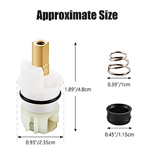 RP25513 faucet stem assembly, Replacement Kit for Delta two handle faucet repair kit, Includes RP4993 Seats and Springs 1pk