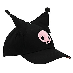 My Melody Kuromi Inspired Black Traditional Adjustable Cosplay Hat