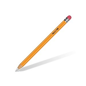UniChameleon Printed Wrapping Vinyl Skin Compatible with Apple Pencil 2nd Generation Classic School Style