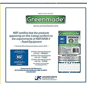 Durabilt 27 Gal. Plastic Storage Tote, Black/Yellow (Set of 4)