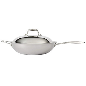 Tramontina Tri-Ply Clad Wok Stainless Steel 12 inch, 80116/046DS