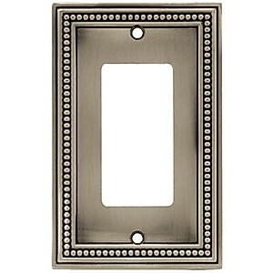 BRAINERD MFG/LIBERTY HDW W10237-BSP-U Pewt Bead 1G Deco Plate