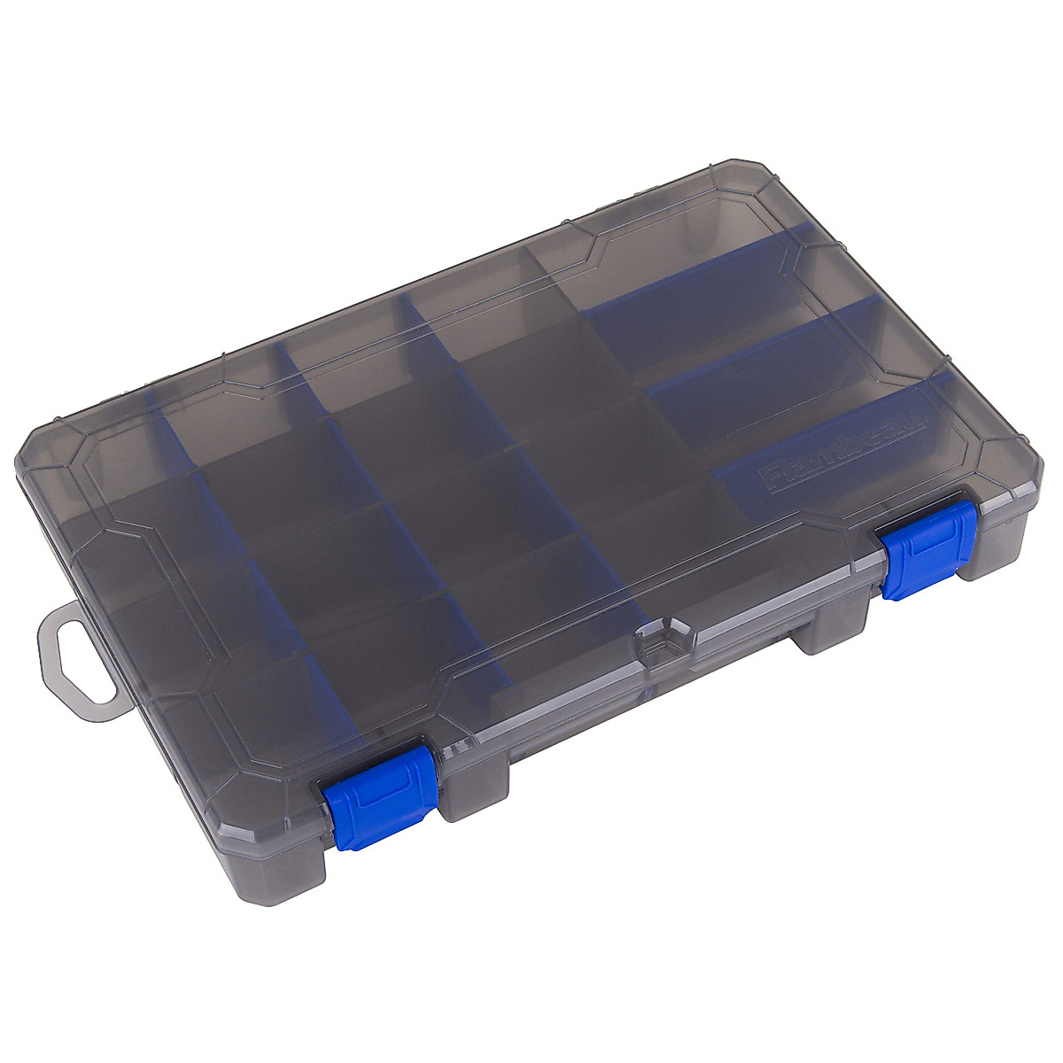 Flambeau Outdoors Zerust MAX 4004ZM Tuff Tainer-Partial Bulk Storage Compartment Section, 20 Compartments and 15 Removable Dividers-11" L x 7.25" W x 1.75" D-Fishing and Tackle Storage Utility Box