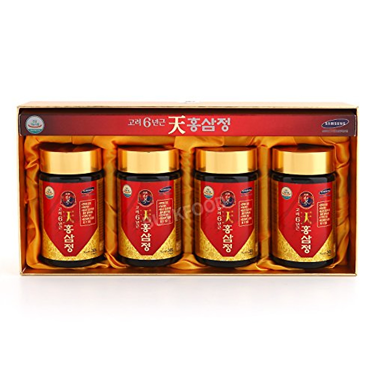 Korean 6years Root Red Ginseng Gold Extract, 240g(8.5oz) X 4ea, Saponin, Panax