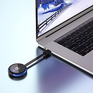 TIMBOOTECH HDMI Wireless Transmitter 165FT Blue - 1 Receiver Can be Paired with 8 Transmitters - Switch by One Click - Also Compatible with Other Brands Wireless HDMI Receiver
