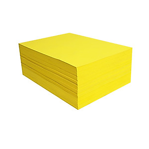 50 Sheets Lemon Drop Yellow Cardstock 8.5 x 11in, 250gsm/92lb Yellow cardstock Paper for DIY Arts and Cards Making, Heavy Yellow Craft Paper for Invitations, Stationary Printing,Scrapbook Supplies