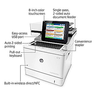 HP Color LaserJet Ent Flow MFP M577z Prntr:US/CA/LA (Renewed)