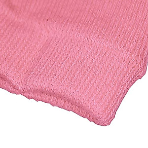 Toeless Socks-2 Pairs - Perfect for Yoga, dance, exercise, pedicures, and more (Black & Pink)Fits All