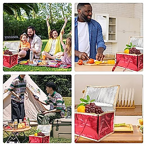 Cake Decorations Insulated Food Delivery Bag Cooler Bags Keep Food Warm Catering Therma for Beverages Grocery Pizza Cold and Hot Food Transport Insulated Bag