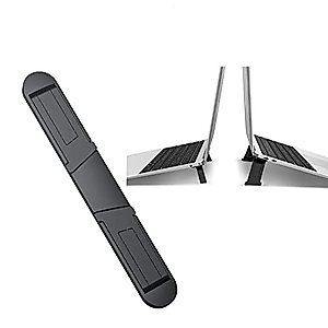 KVIFIVK Portable Laptop Stand Foldable Adjustable Height Ergonomic Design Lightweight Laptop  Suitable for Home. Office etc. Self-Adhesive (Black) 
