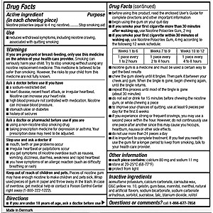 Walgreens Nicotine Coated Gum 4 mg, Stop Smoking Aid, Fruit Freeze Flavor 160 Count