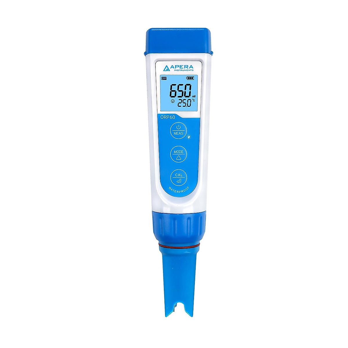 Apera Instruments Premium Line ORP60 Pocket ORP Tester Kit, Replaceable Probe, 1 mV/±0.2% F.S Accuracy, ±1000 mV Range