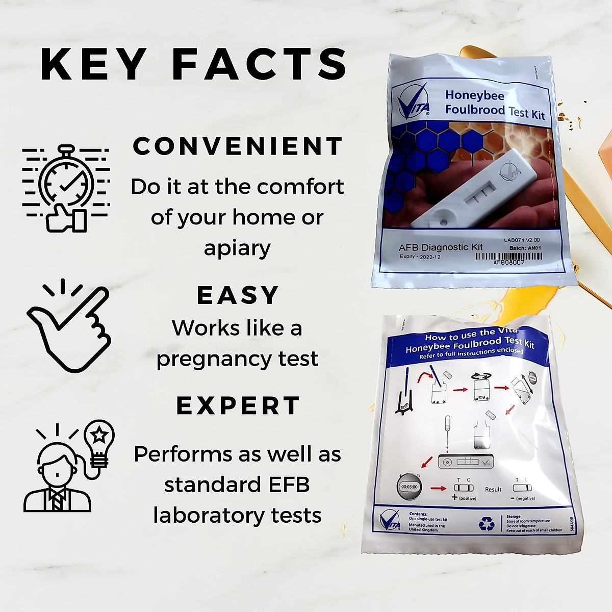 AFB- Amercian Foulbrood Test Kit