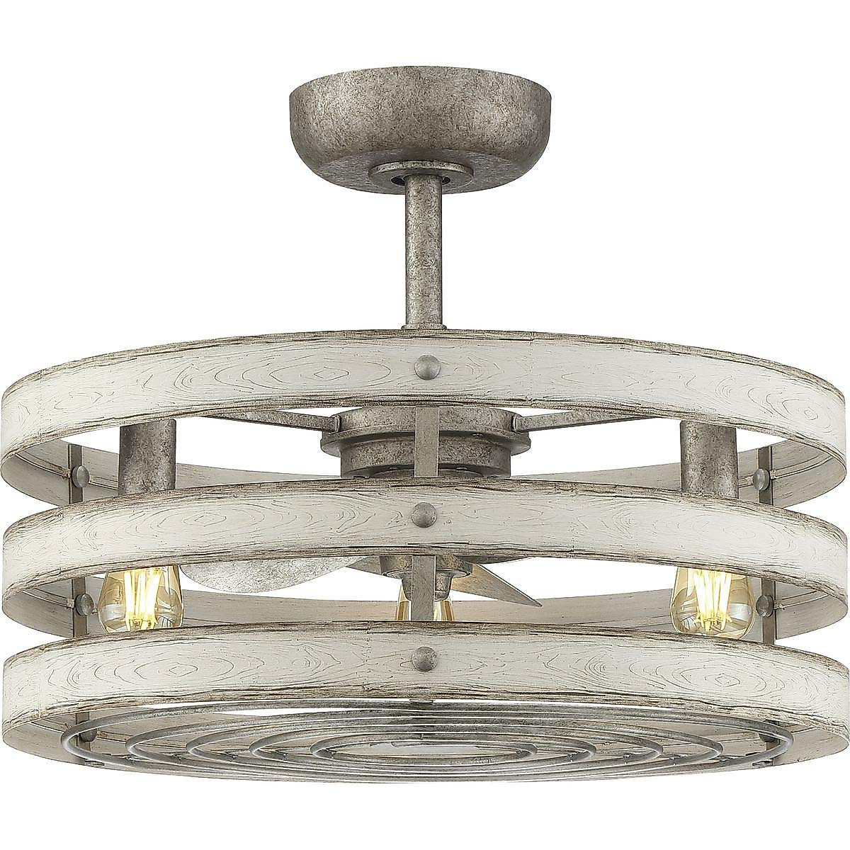 Progress Lighting P250012-141-22 Gulliver Ceiling Fans, 18-1/8" x 23-1/2", Gray