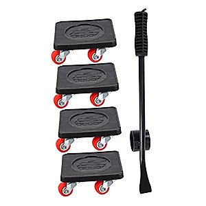 VILLCASE 1 Set Mover Moving Pulleys Home Moving Device Household Moving Tools Bed Moving Shifter Multipurpose Tool Furniture Moving Device Multitools Bracket Rubber Wheel Dolly
